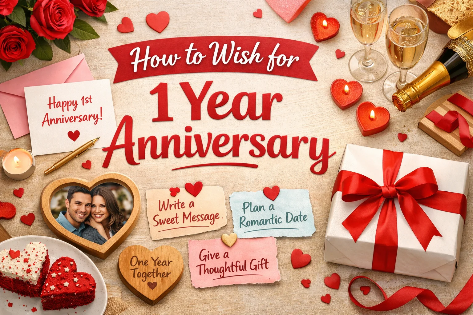 350+ How to Wish for 1 Year Anniversary: Romantic, Cute & Heartfelt ...